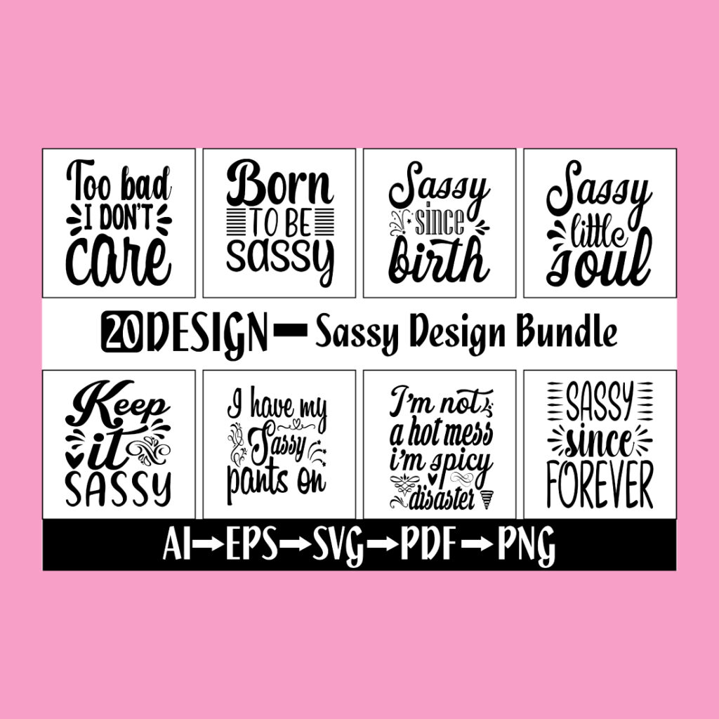 Sassy Design Bundle - MasterBundles