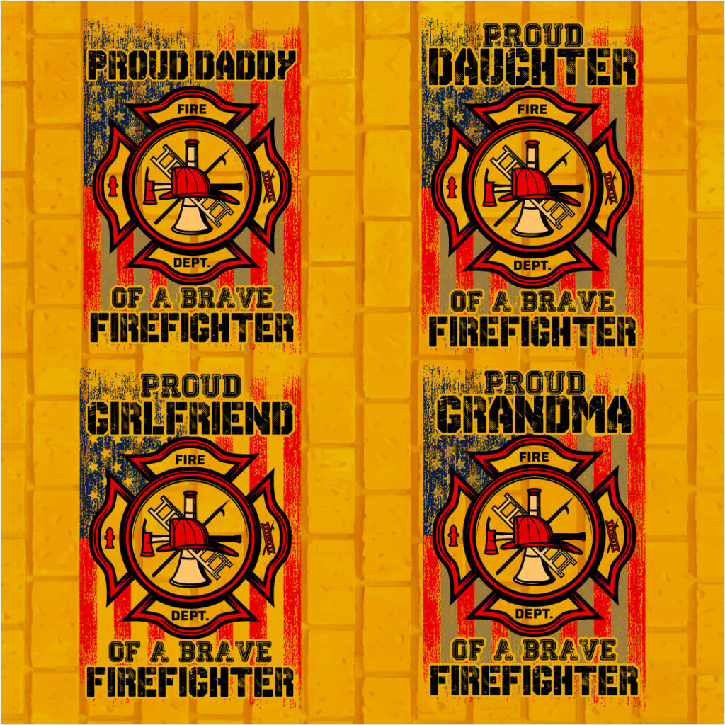 Firefighter T-shirt Design Bundle - MasterBundles