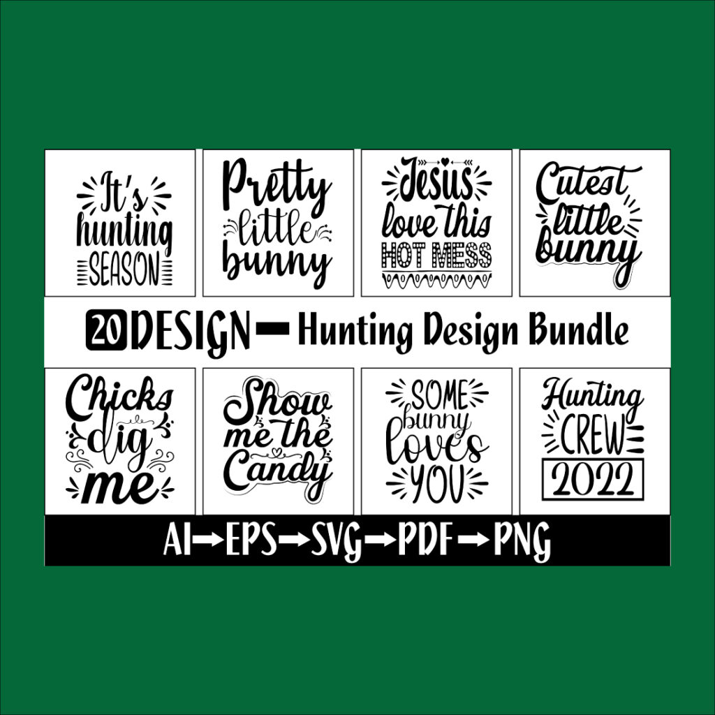 Hunting Design Bundle - MasterBundles