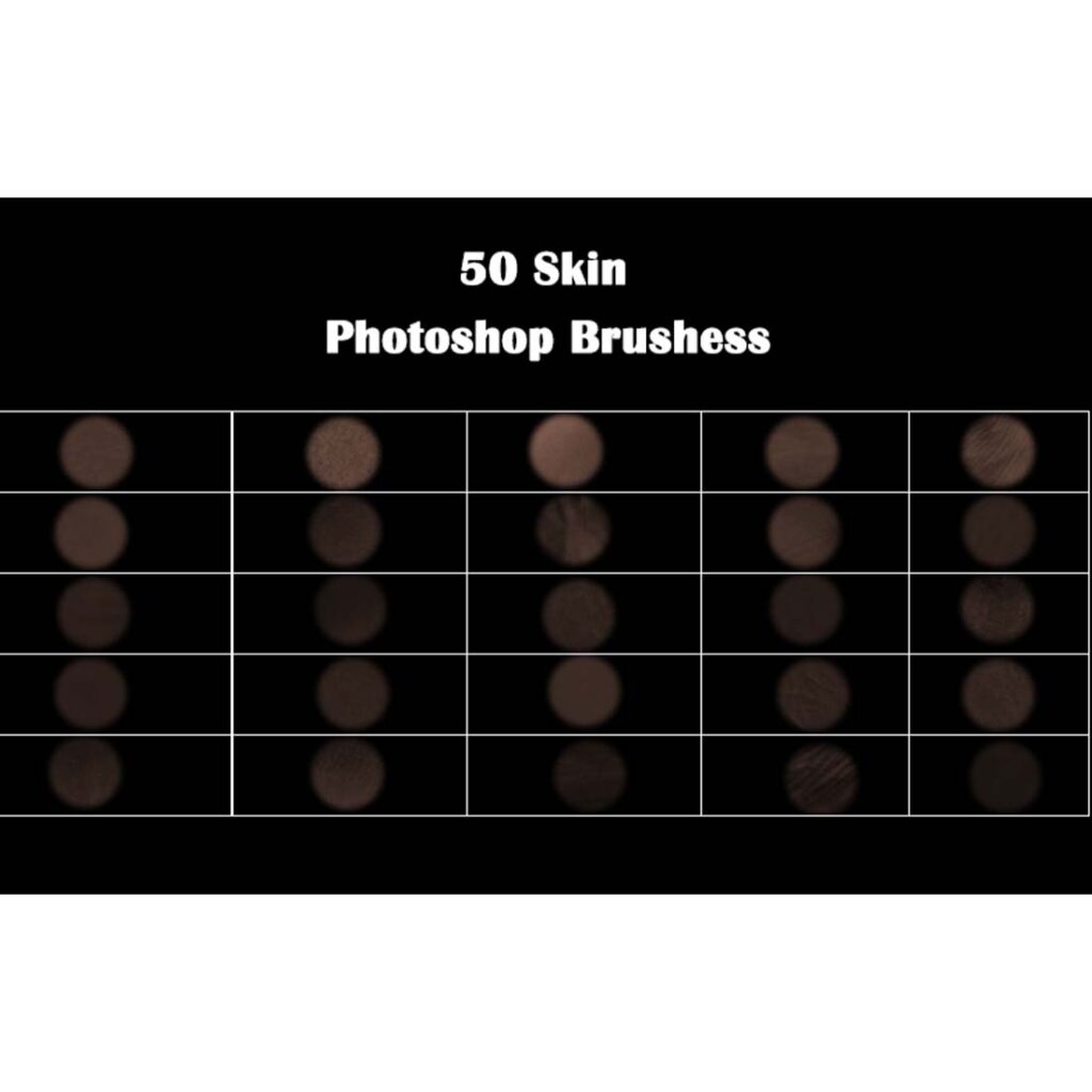 Skin 50 Photoshop Brushes - MasterBundles