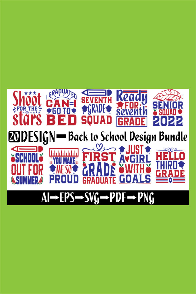 Back to School Design Bundle | MasterBundles
