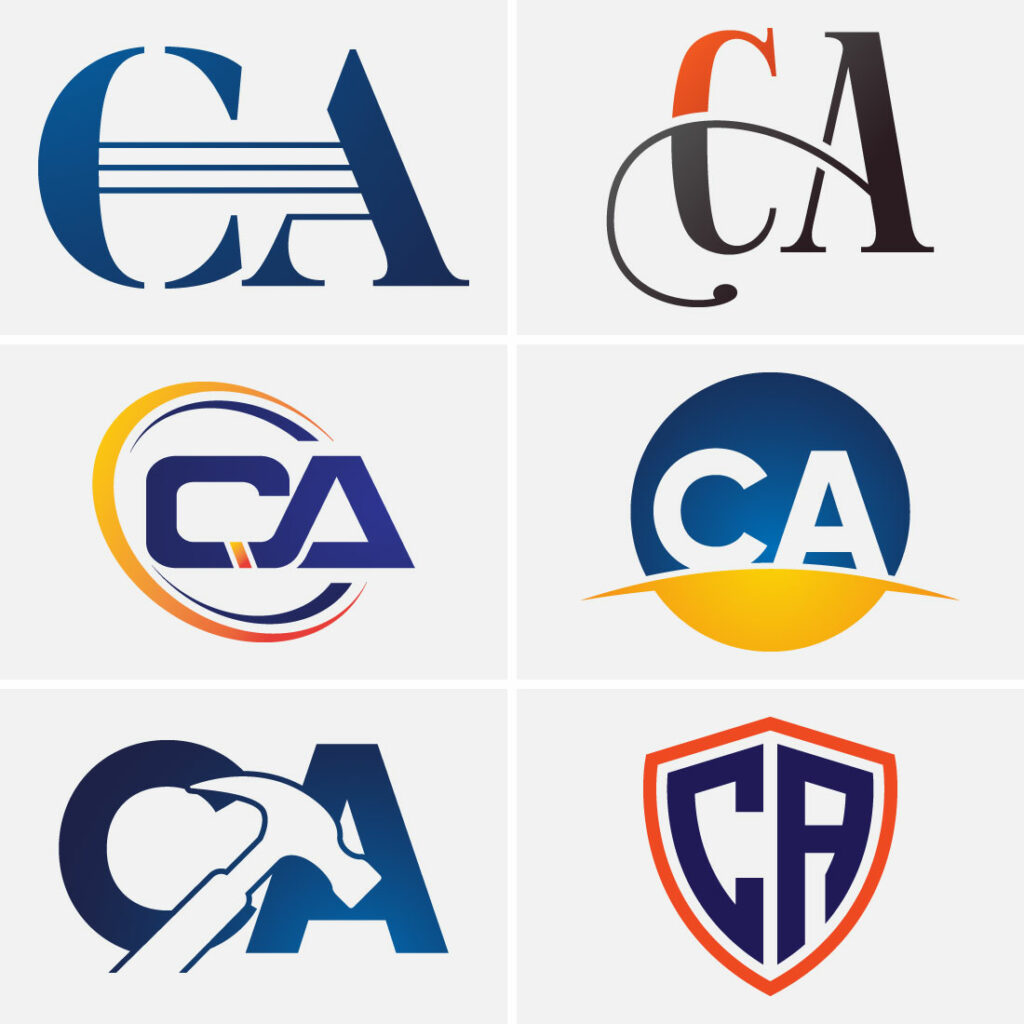C A Initial Letter Logo design, Graphic Alphabet Symbol for Corporate ...