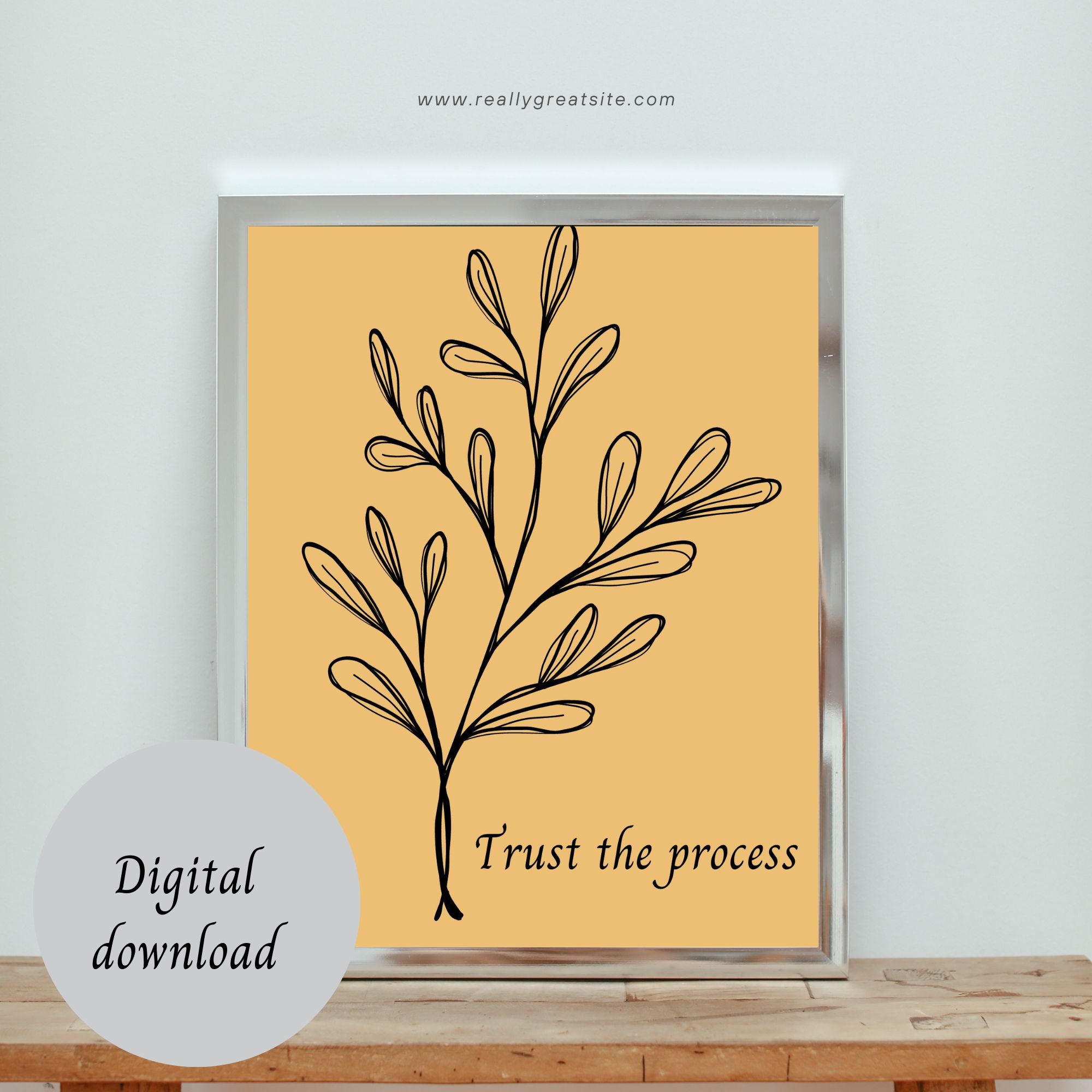 Beautiful Motivational Printable Wall Art Design - MasterBundles