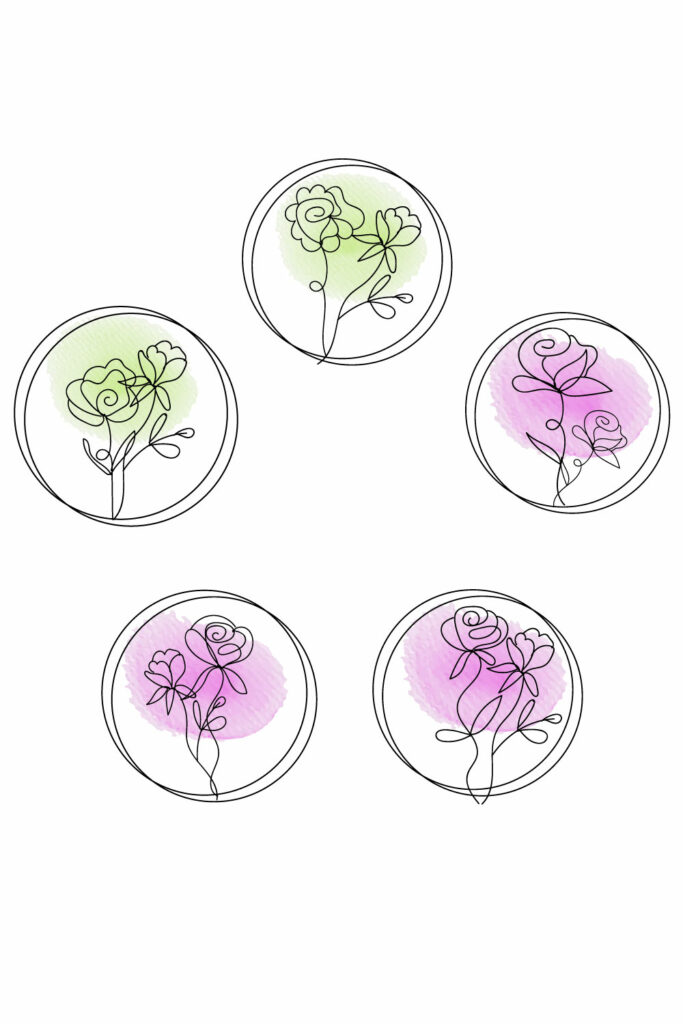 Enchanting Rose Watercolor Collection - MasterBundles