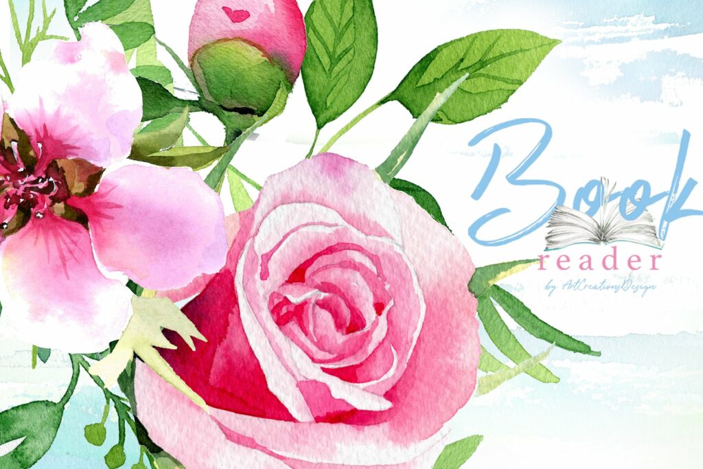 Watercolor Book Reader Clipart Set – MasterBundles