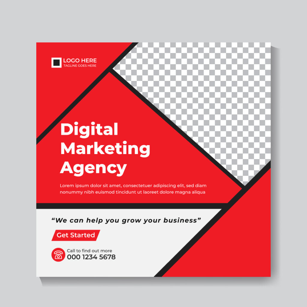 Creative Modern Digital Marketing Social Media Post Design Template ...