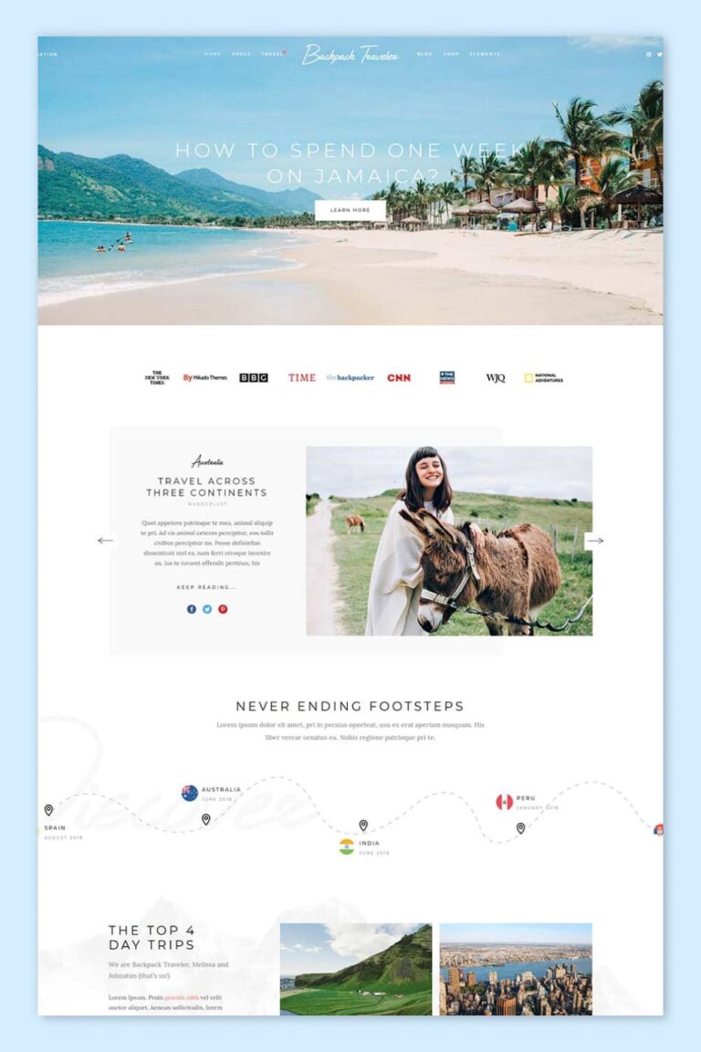 30+ Best WordPress Themes for Travel Blogs 2023 - MasterBundles