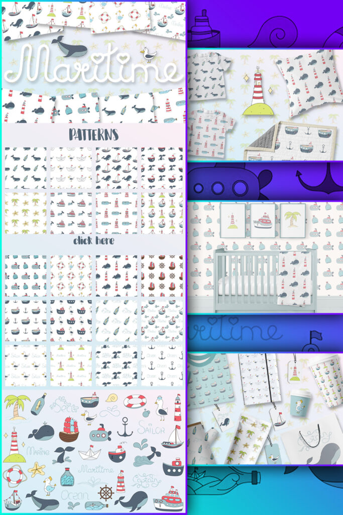 Maritime (Elements, Patterns) – MasterBundles