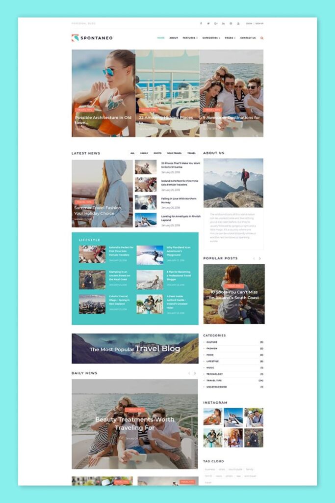 30+ Best WordPress Themes for Travel Blogs 2023 - MasterBundles