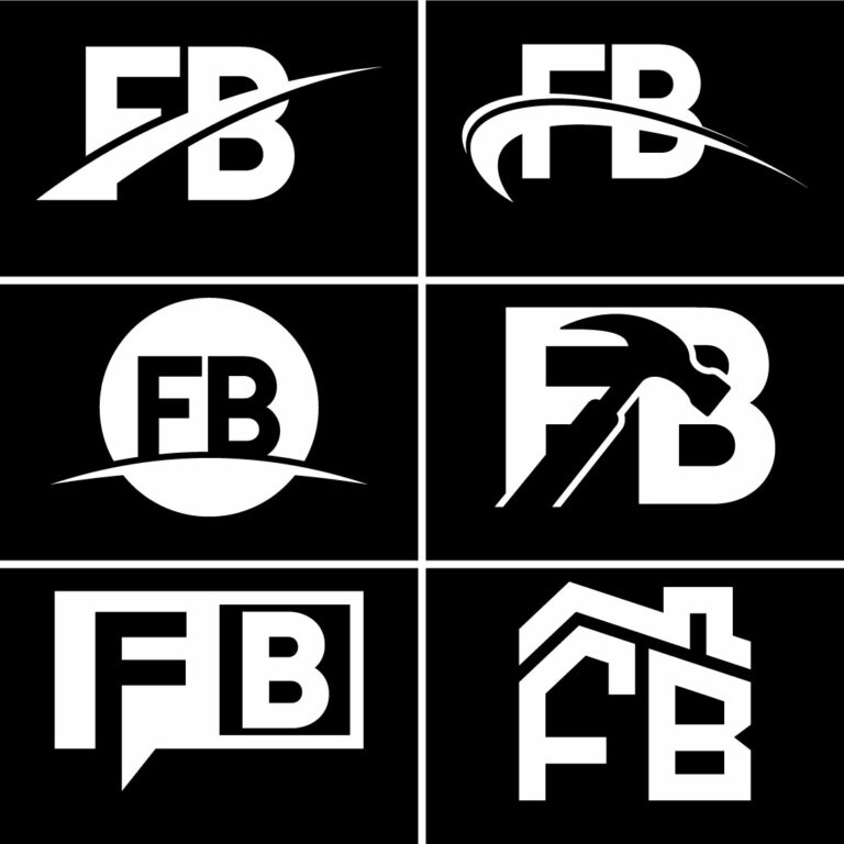 Initial Letter F B Logo Design Vector Template | MasterBundles