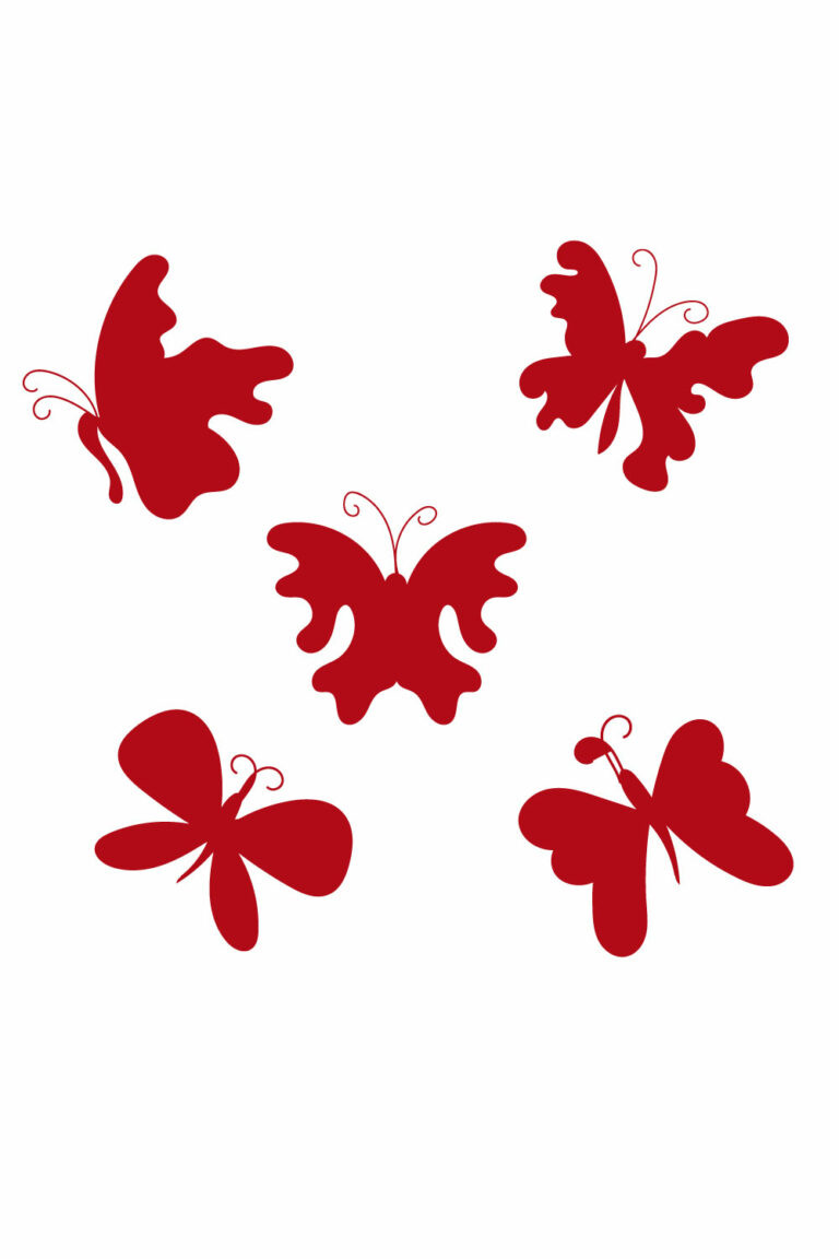 Butterfly Line Art SVG Bundle - MasterBundles