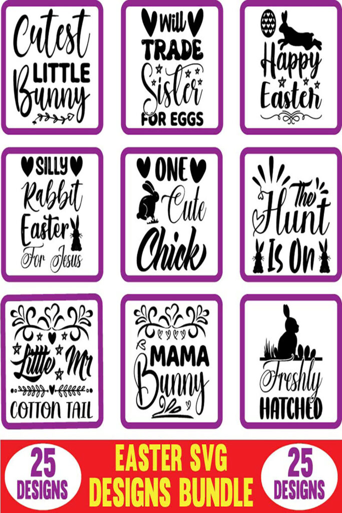 Easter SVG Designs Bundle | MasterBundles