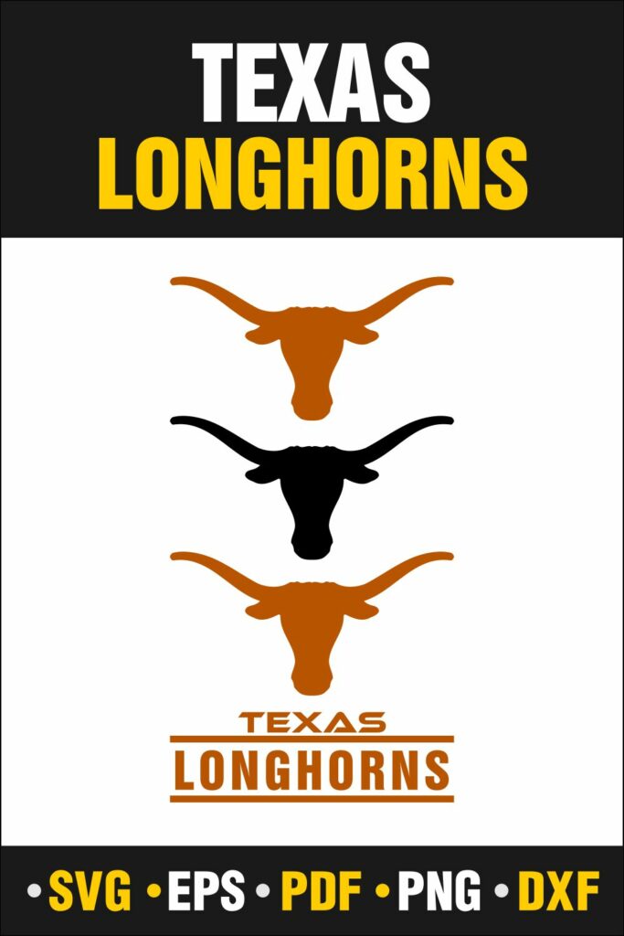 Texas Longhorns College Monogram - MasterBundles