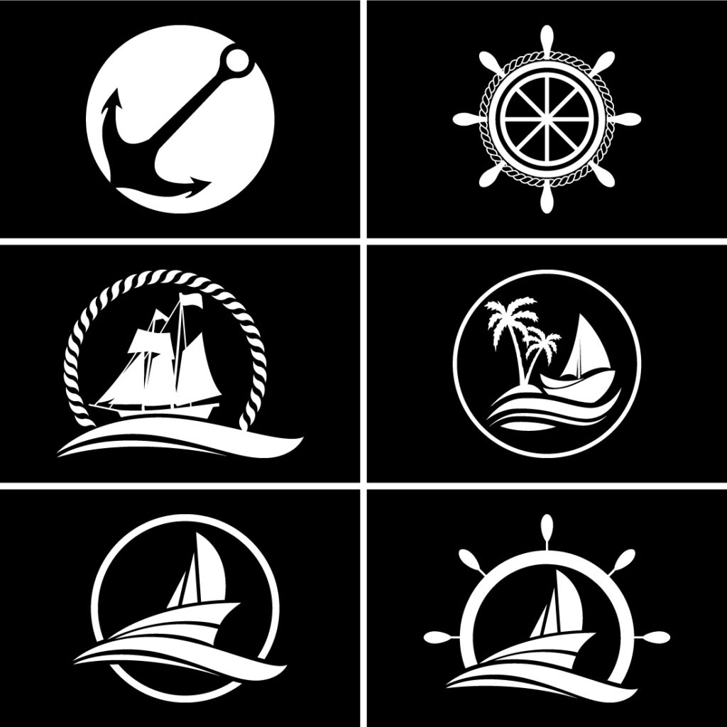 Logo Design Vector Template For The Shipping Company - MasterBundles
