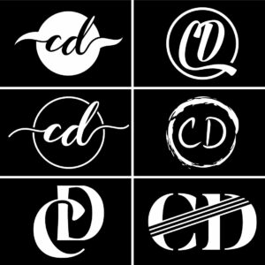 C D Initial Letter Logo design, Graphic Alphabet Symbol for Corporate ...
