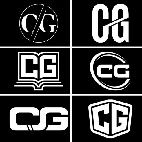 C G Initial Letter Logo design, Graphic Alphabet Symbol for Corporate ...