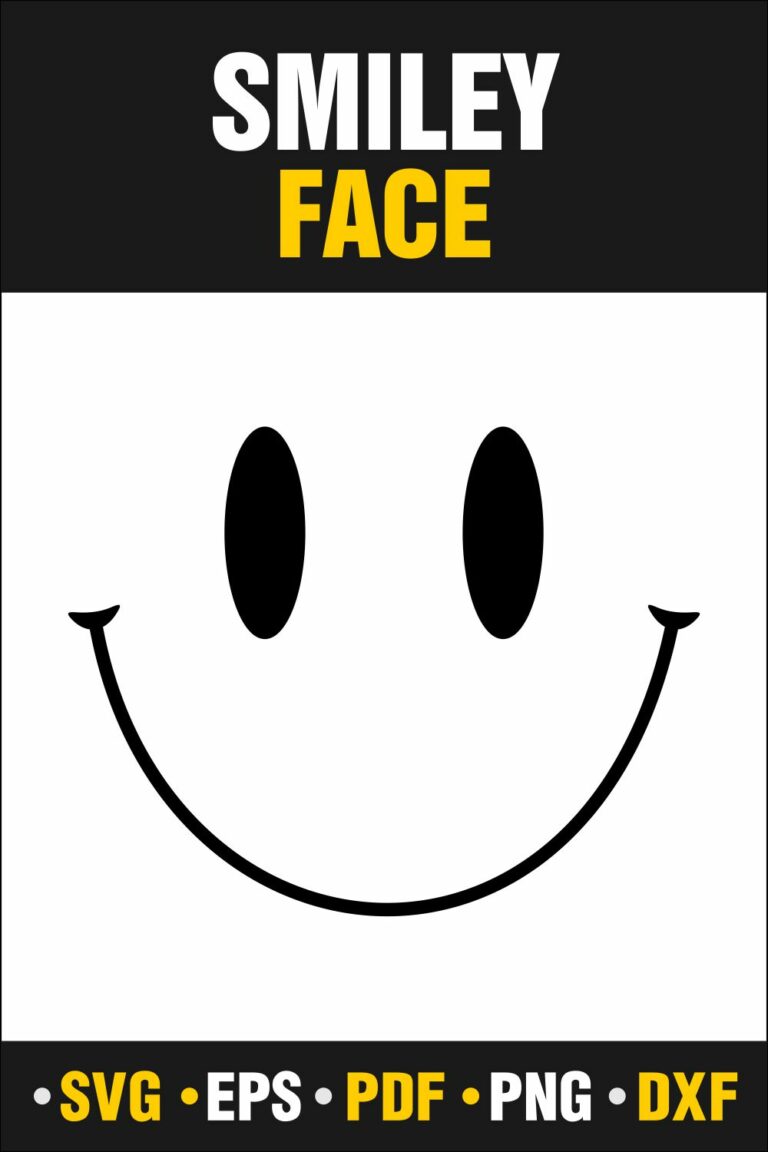 Smiley Face SVG, PDF, PNG, DXF, EPS - MasterBundles