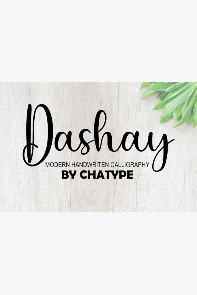 Dashay Font - MasterBundles