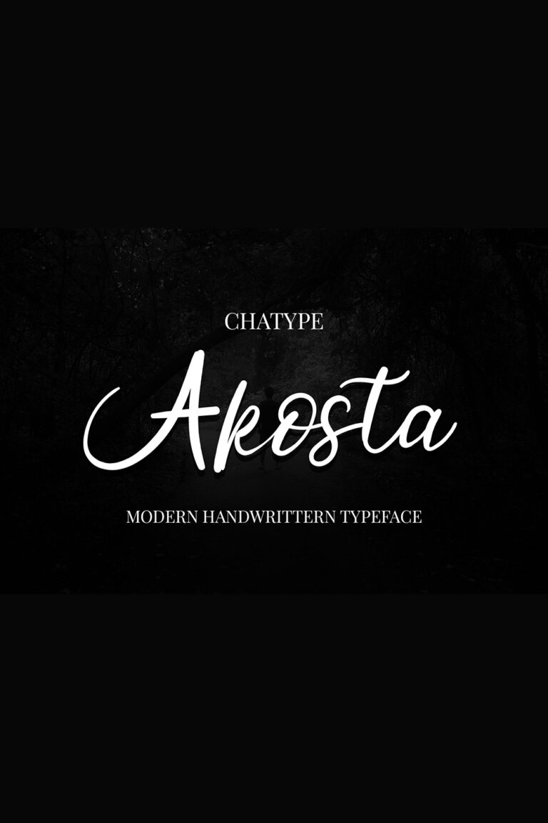Akosta Font - MasterBundles