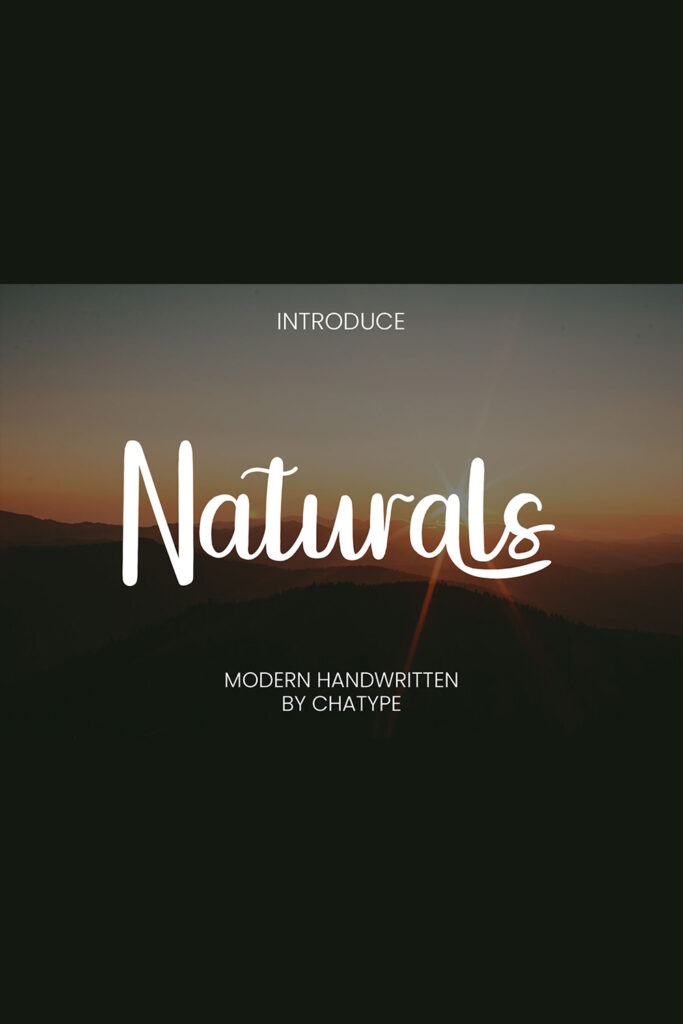Naturals Font - MasterBundles