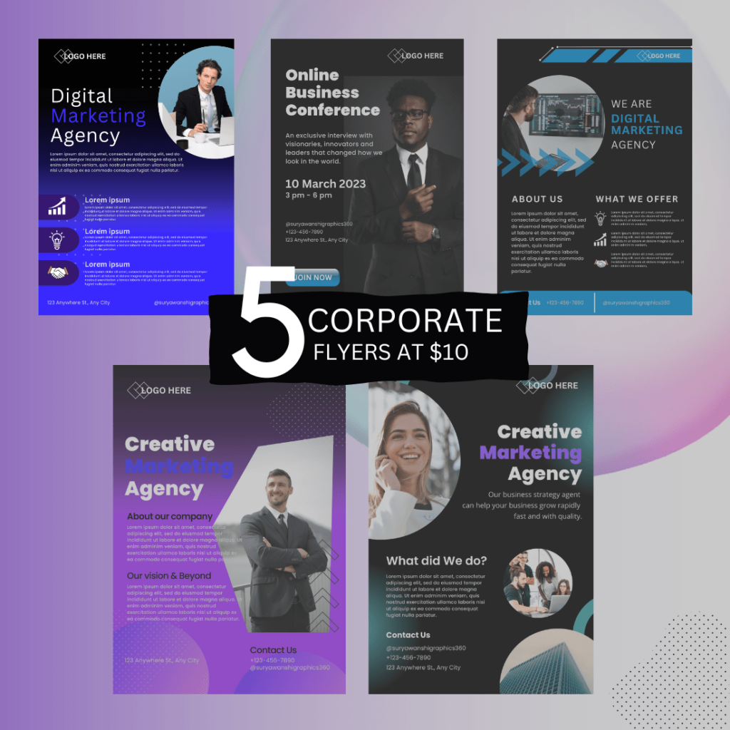 Modern Corporate Flyer Designs for Your Business - MasterBundles
