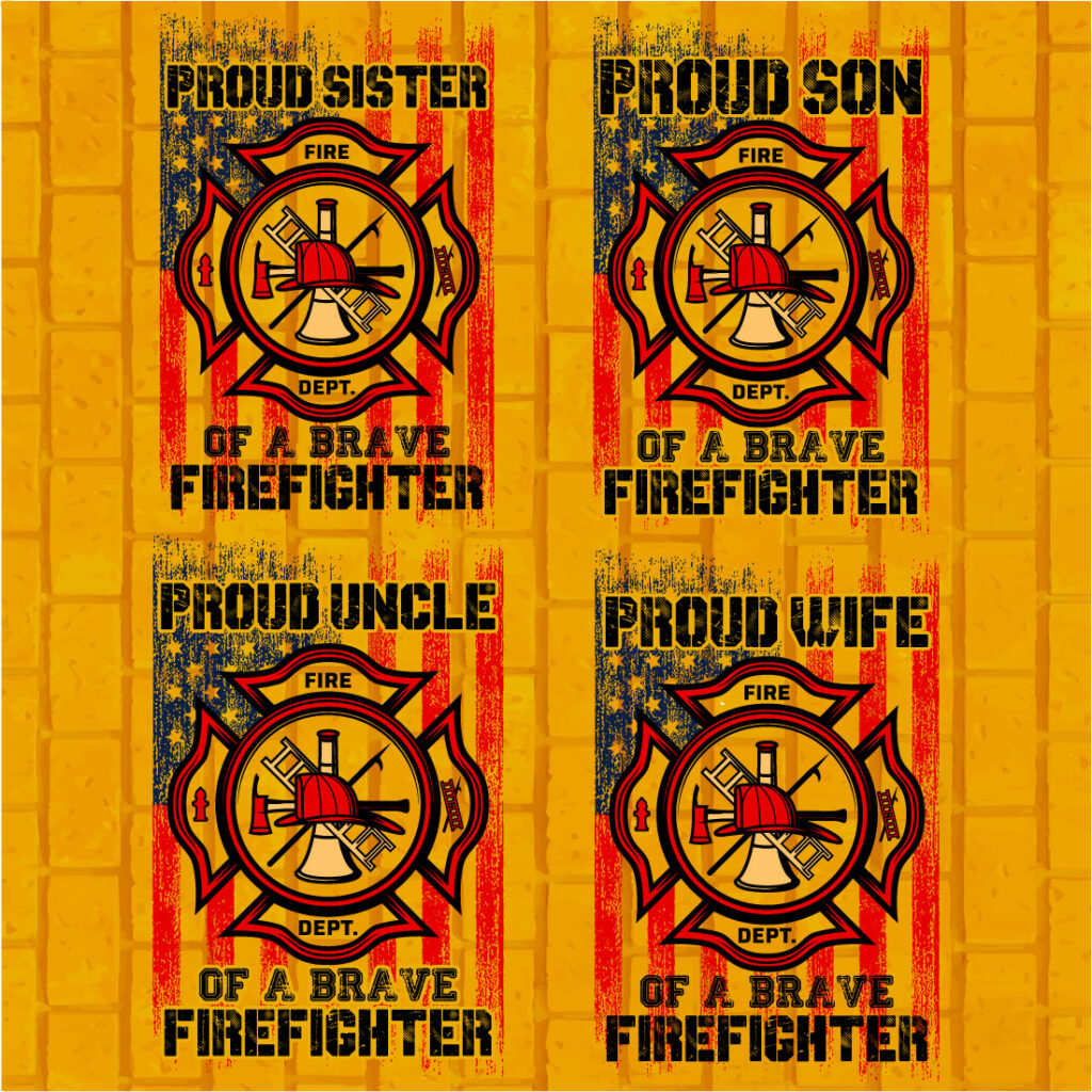 Firefighter T-shirt Design Bundle - MasterBundles