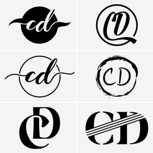 C D Initial Letter Logo design, Graphic Alphabet Symbol for Corporate ...