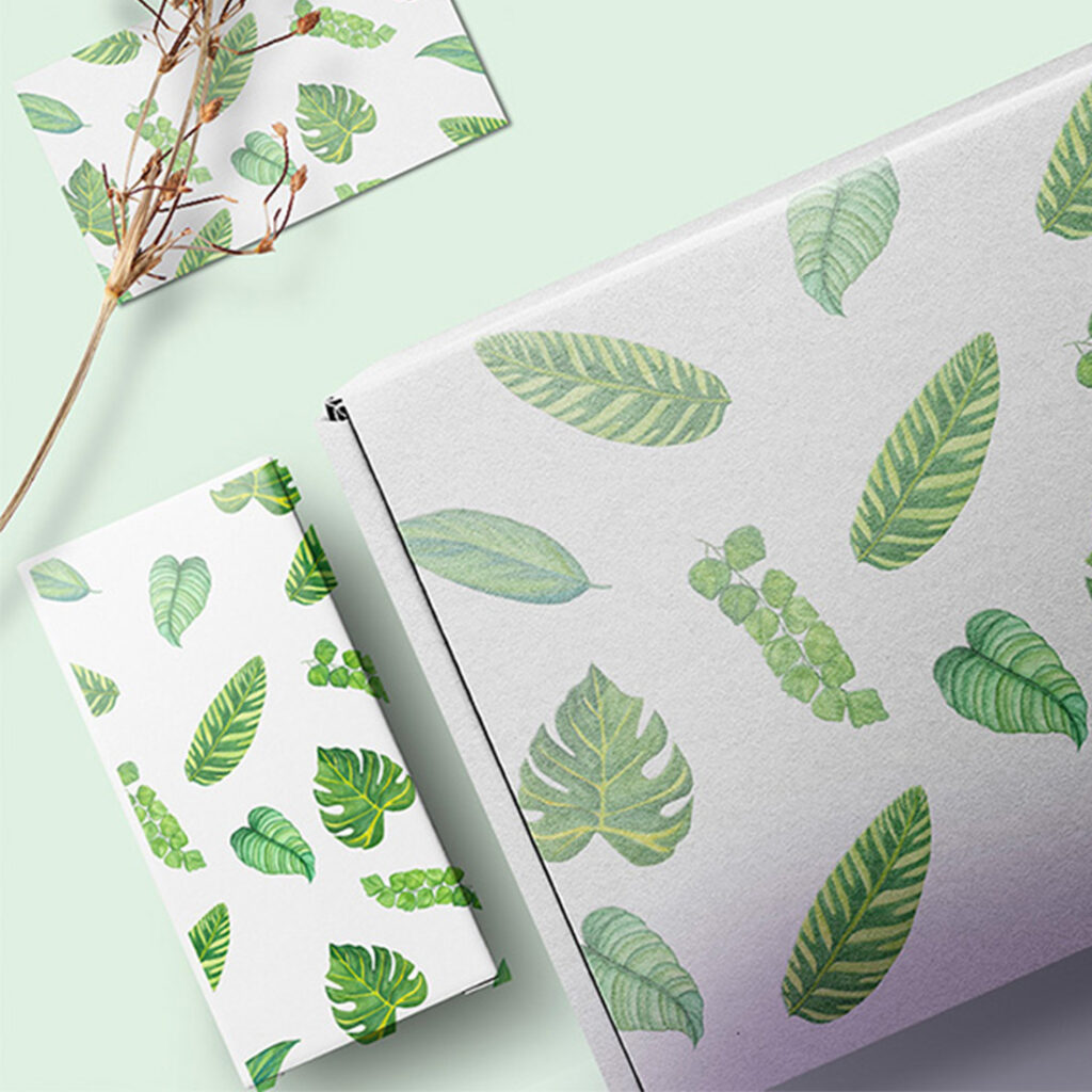 Watercolor Tropical Leaves Set - MasterBundles