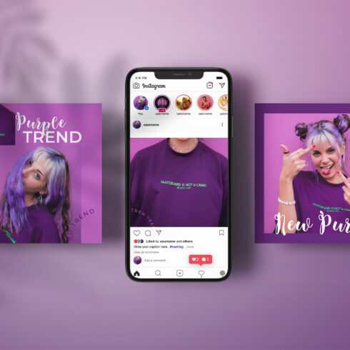 12 Fashion Trendy Instagram Post Pack | MasterBundles