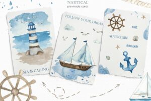 Nautical Watercolor Collection – MasterBundles
