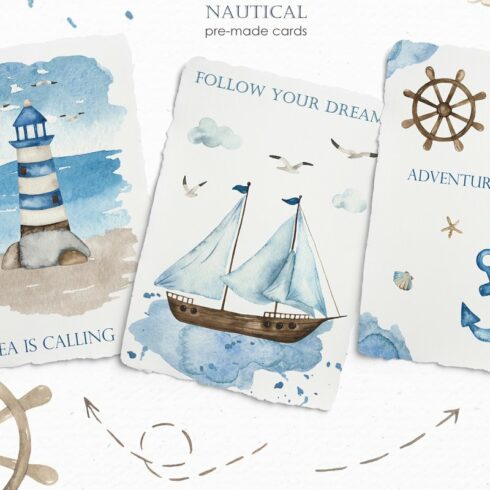 Nautical Watercolor Collection – MasterBundles