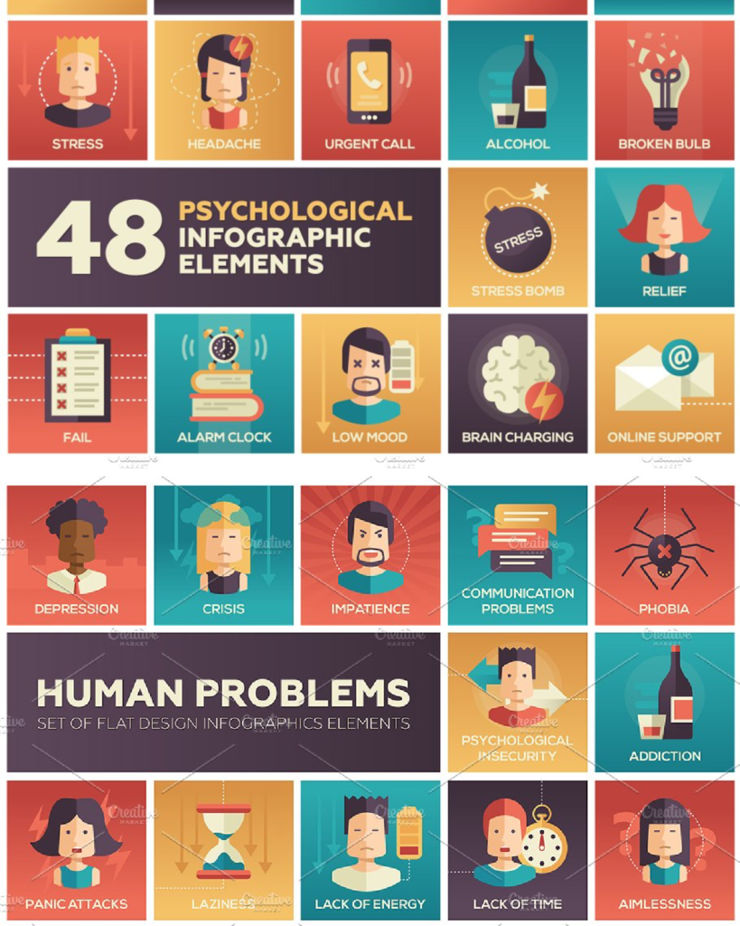 48 Psycho Icons Bundle – MasterBundles