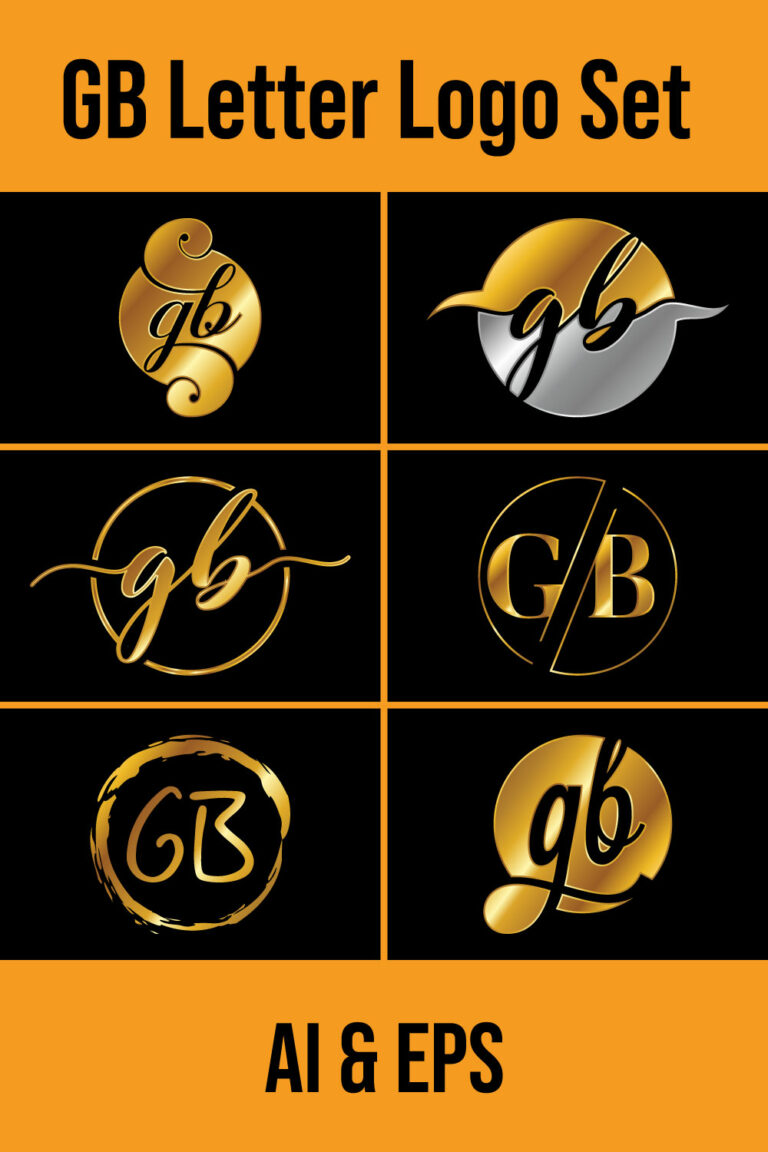 Initial Letter G B Logo Design Vector Template. Graphic Alphabet Symbol ...