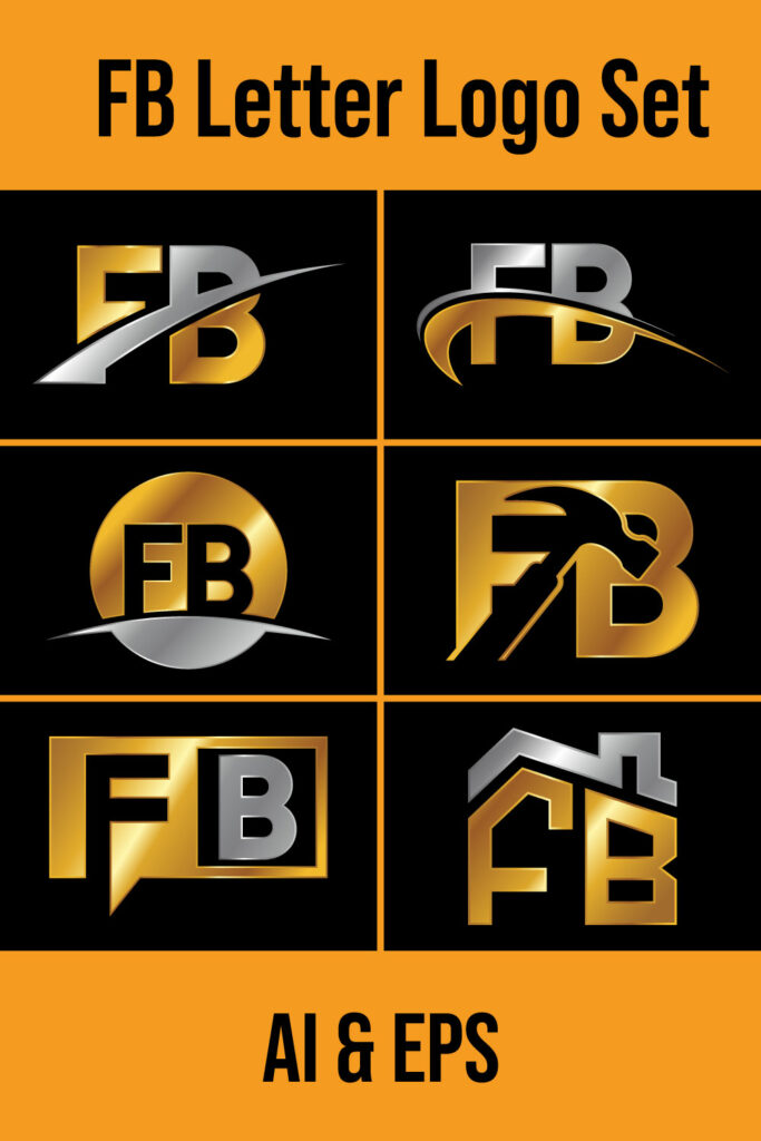 Initial Letter F B Logo Design Vector Template | MasterBundles