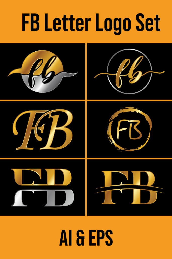 Initial Letter F B Logo Design Vector Template | MasterBundles