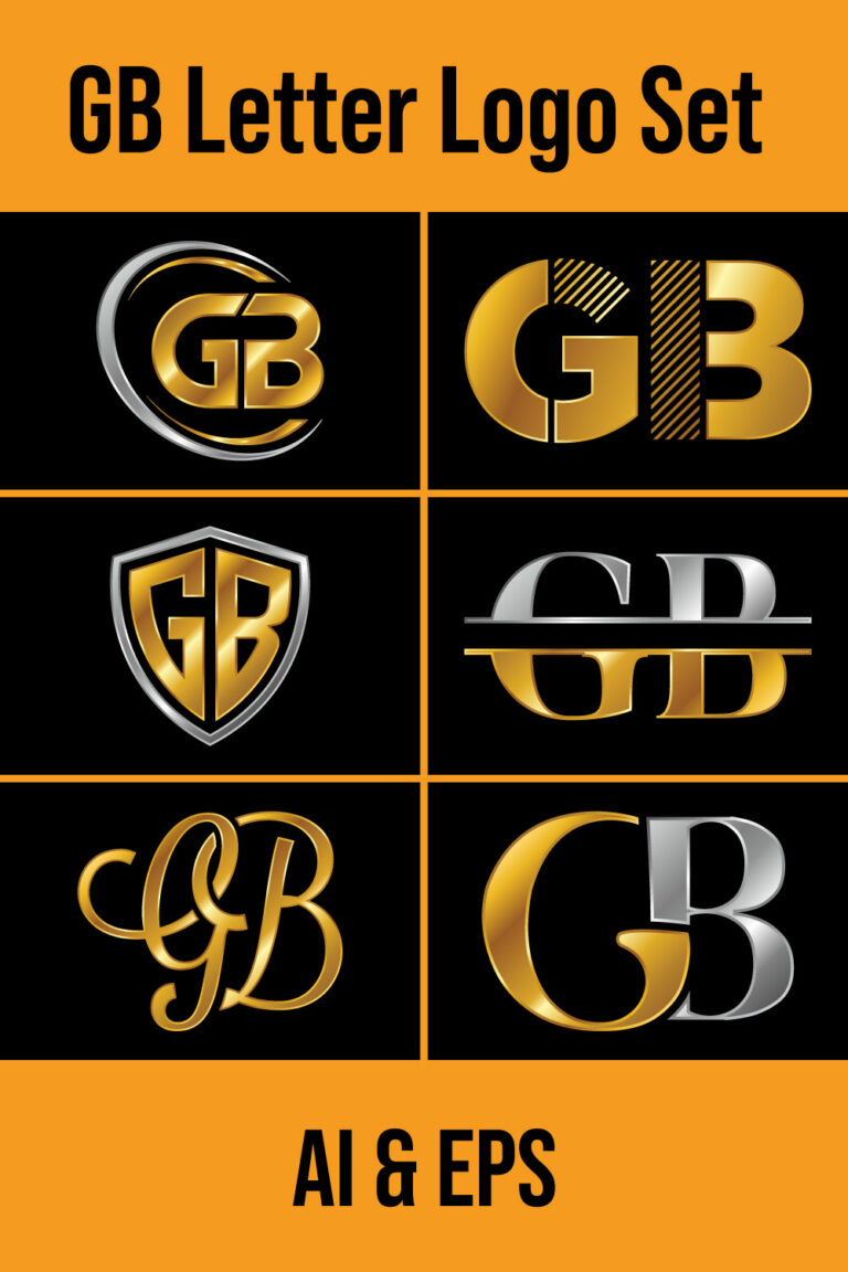 Initial Letter G B Logo Design Vector Template. Graphic Alphabet Symbol ...