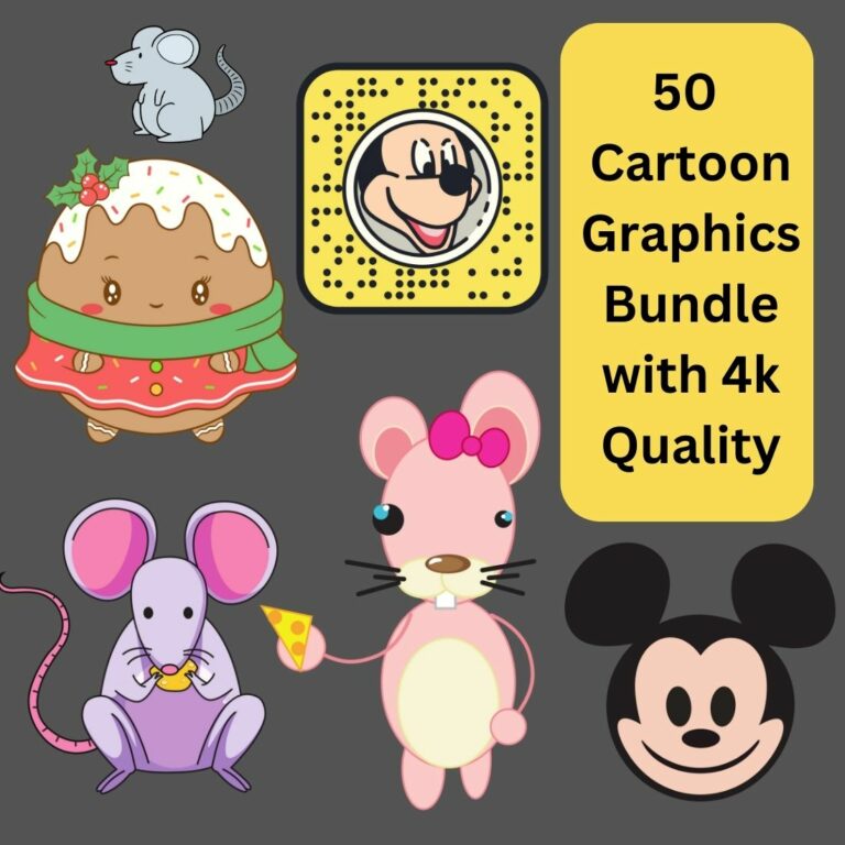 Cartoon Graphics Bundle - MasterBundles