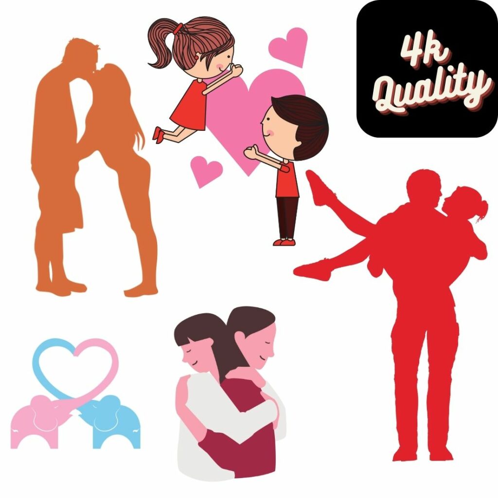 Couple Love Graphics - Bundle of 50 - MasterBundles