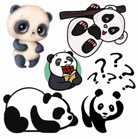 50 Pretty Panda Graphics - MasterBundles