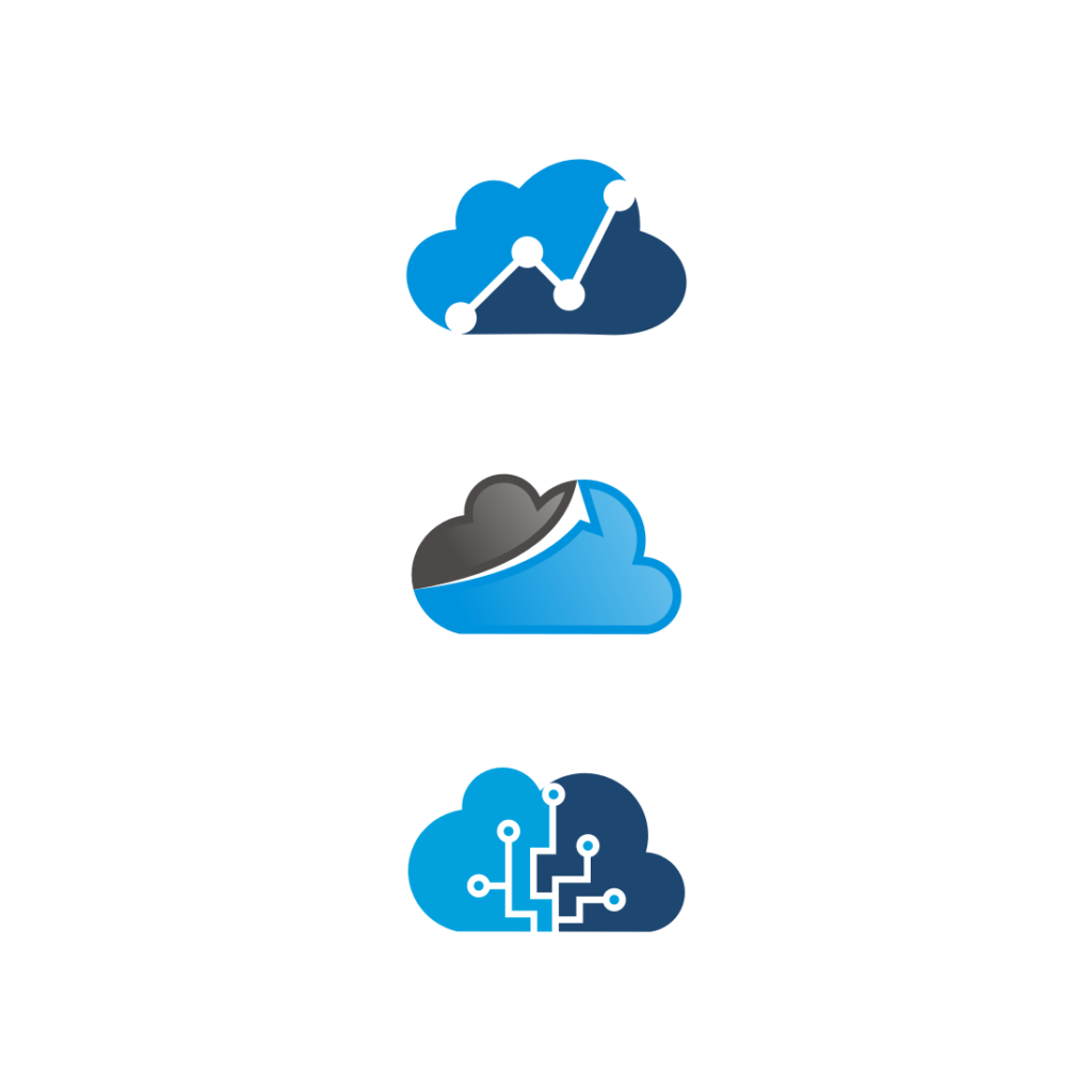 cloud logo vector | MasterBundles