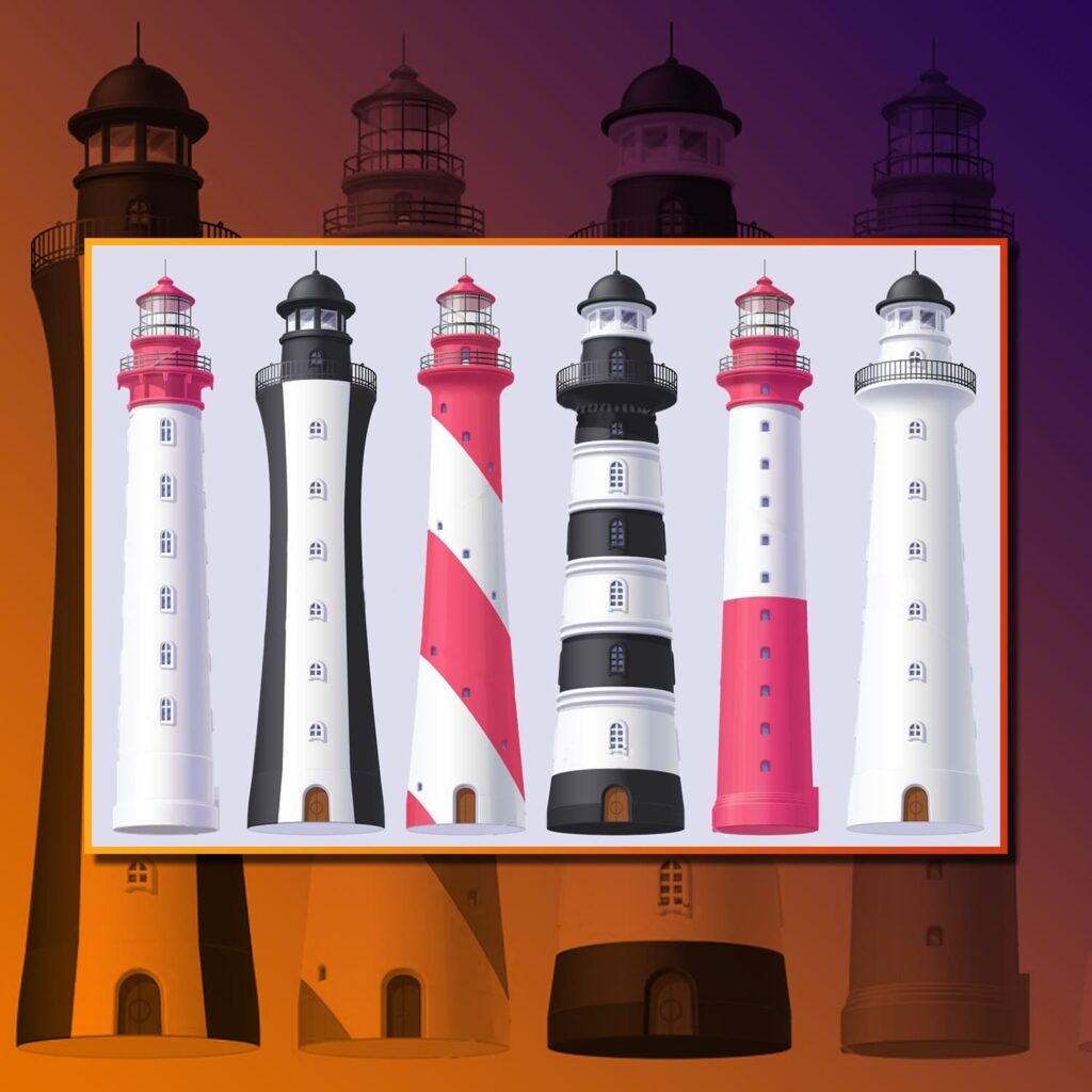 Lighthouse, Light House Set – MasterBundles