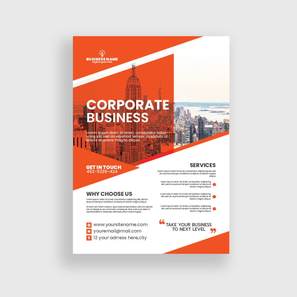 Corporate Flyer Design Template | MasterBundles