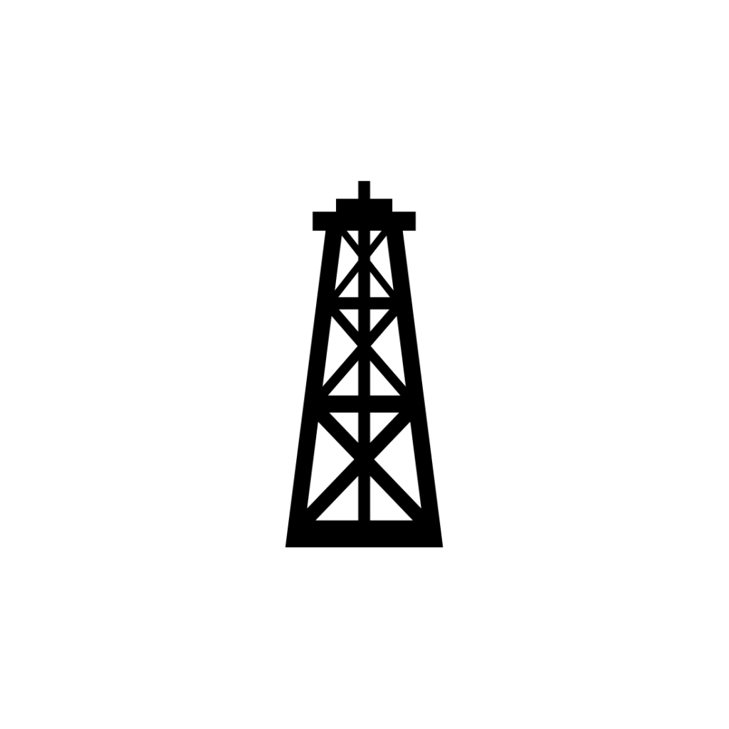 tower oil logo vector design | MasterBundles