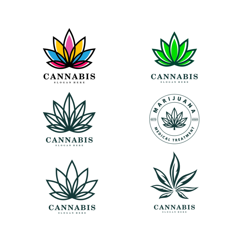 Cannabis Logo Vector | MasterBundles