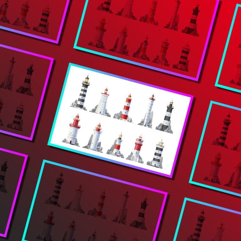 Nautical Lighthouse Buildings Icons – MasterBundles