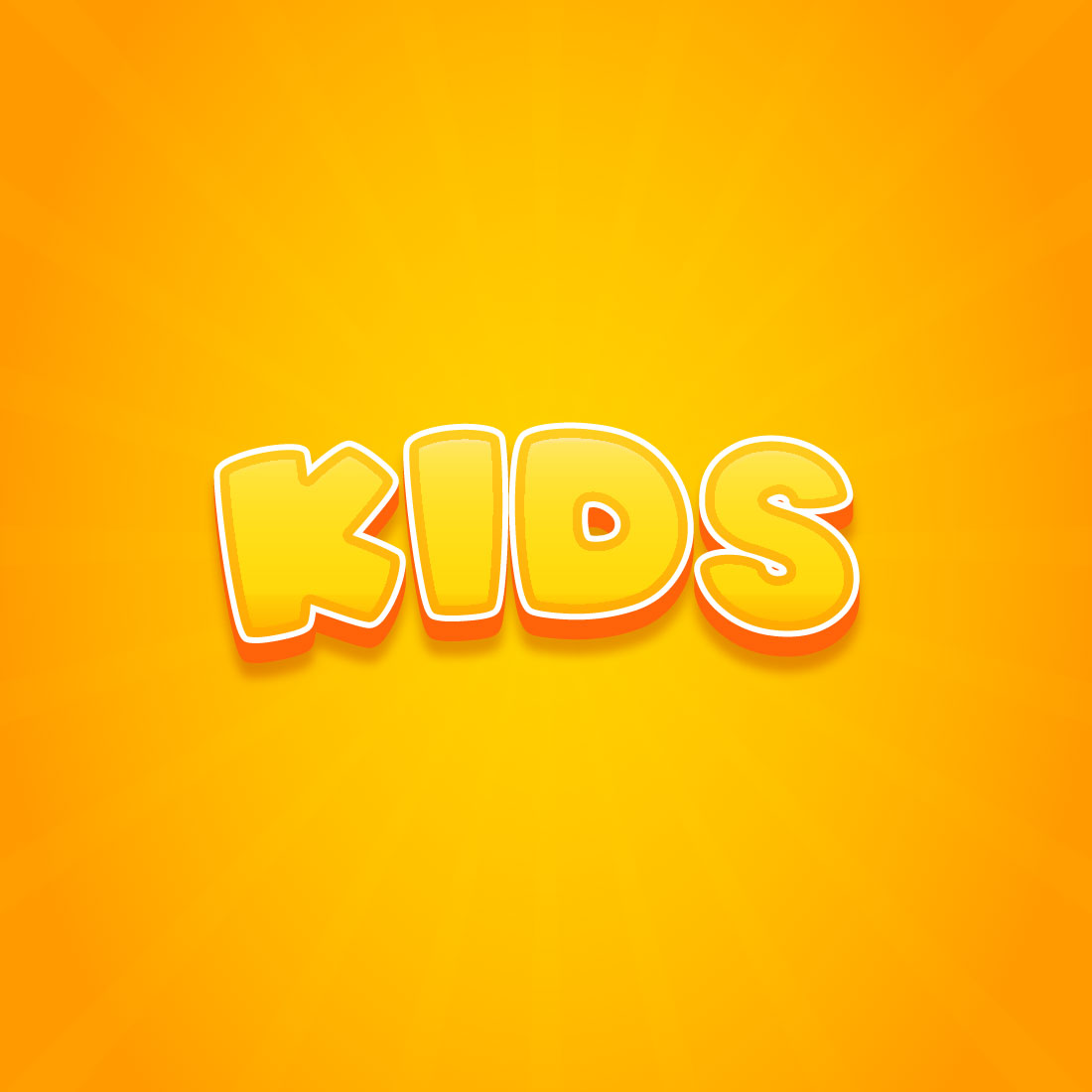 Kids Text Effect Template Premium Style | MasterBundles