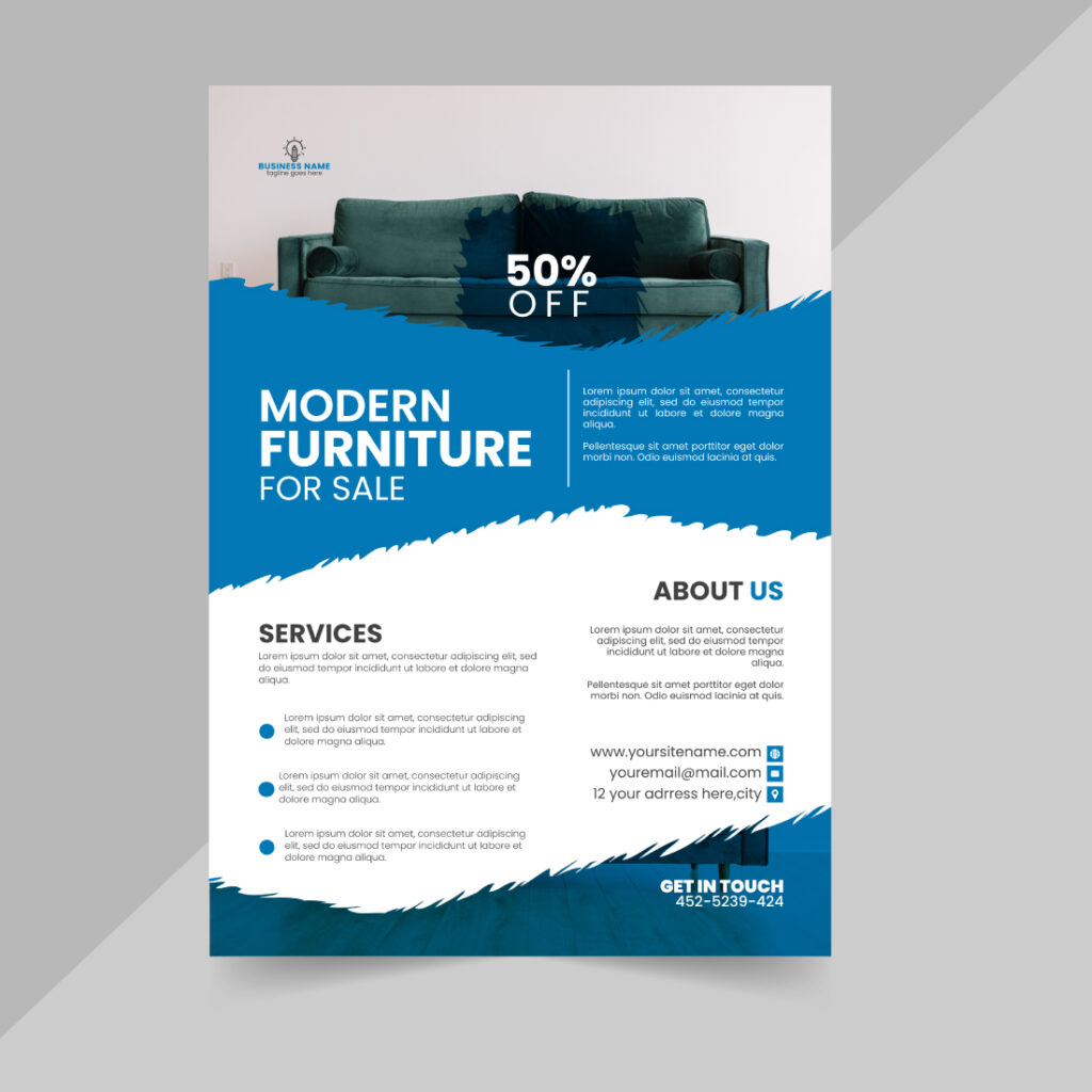Furniture Flyer Design | MasterBundles