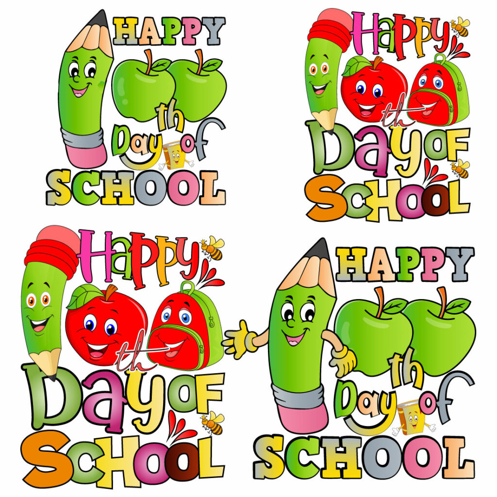 100 Days of School SVG Design Bundle - MasterBundles