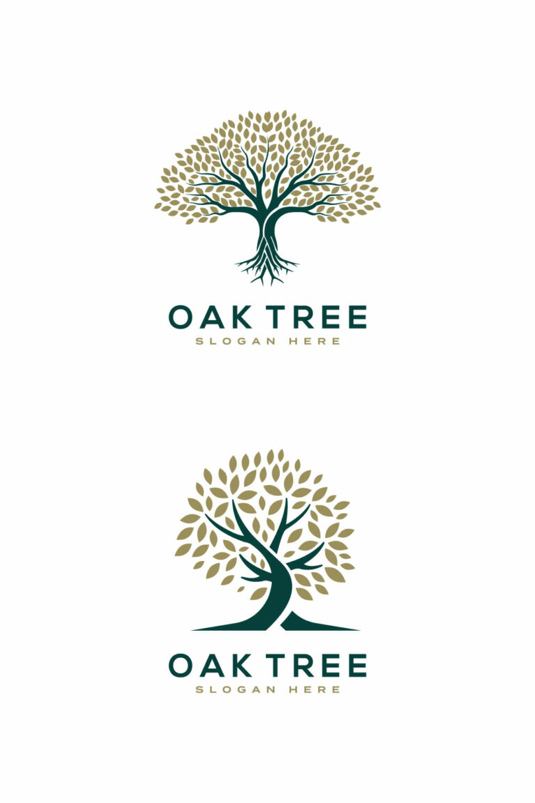 oak tree logo vector | MasterBundles
