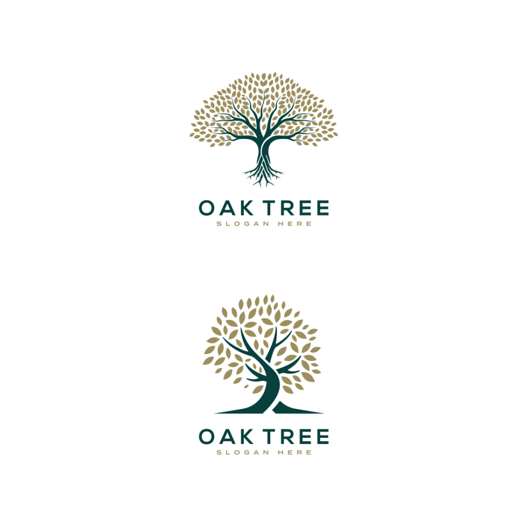 oak tree logo vector | MasterBundles
